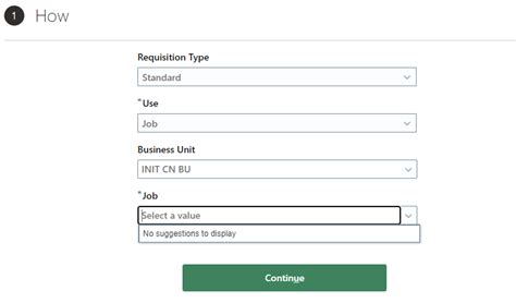 while creating the job requisition cant able to see job — cloud