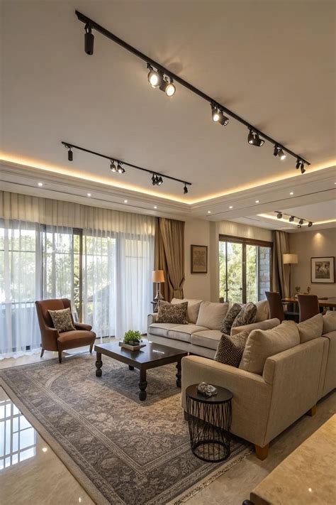 17 Stylish Track Lighting Ideas For Living Rooms