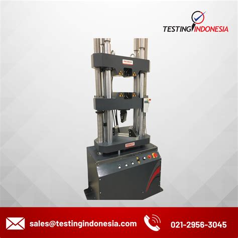 Servo Hydraulıc Universal Testing Machine With Double Test Area Testingindonesiacoid
