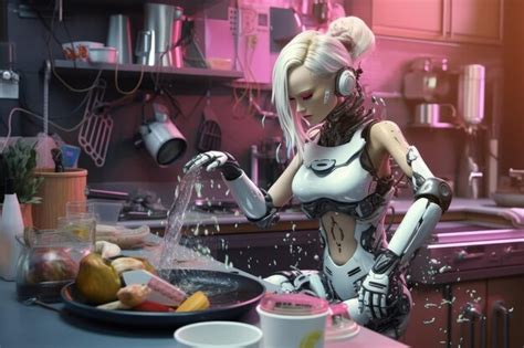 premium ai image artificial intelligence ai robot or cyborg teacher