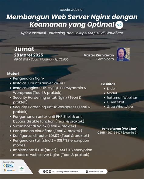 Webinar X-code : Membangun Web Server Nginx dengan keamanan yang ...