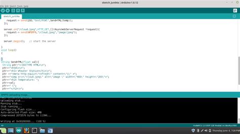Temperature Data On Local Webserver Using Nodemcu With Spiffs P
