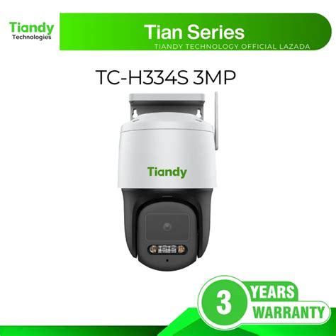 Tiandy Tc H334s 3mp Wifi Camera Tian Series Lazada