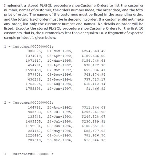 implement a stored pl sql procedure