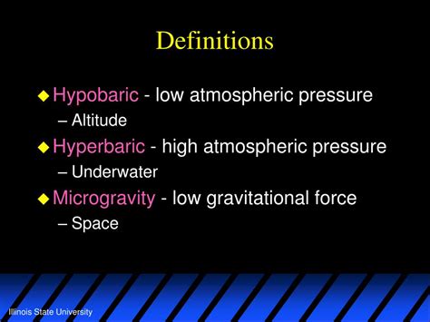 Ppt Exercise In Hypobaric Hyperbaric And Microgravity Environments Powerpoint Presentation
