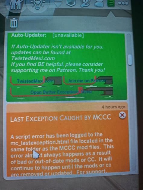 Help Could Anyone Please Tell Me What Mod Could Be Causing This Its