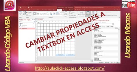 Blog Y Foro De Access Cambiar Propiedades A Textbox En Access
