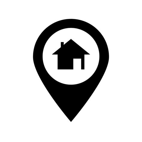 House Map Pin Home Vector Map Pointer Icon 32403728 Vector Art At Vecteezy