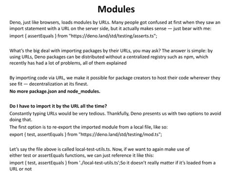 Introduction Of Deno 1 Pptx Web Development Internet