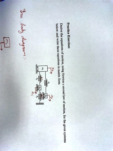 solved practice exercises below and write these equations in matrix