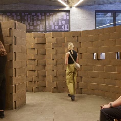 Som Creates Spiral Of Algae Bricks For The Chicago Architecture Biennial