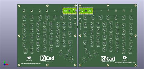 Finally Finished My Pcb For My Split Keyboard Rergomechkeyboards