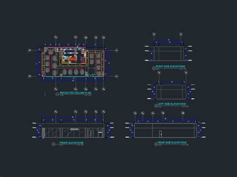 Planos De Cafeteria En Autocad Librería Cad