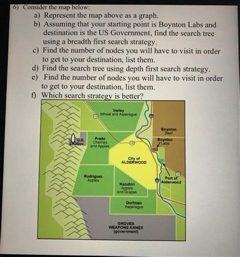 Solved Consider The Map Below A Represent The Map Above Chegg