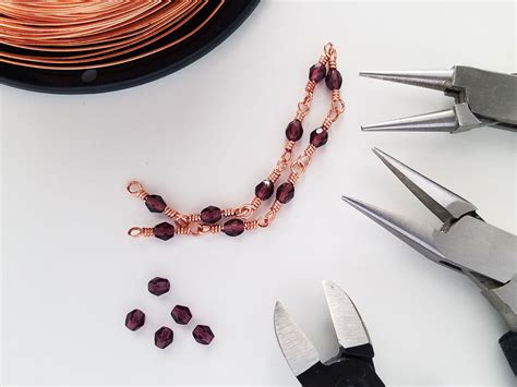 How To Make Symmetrical Wrapped Loop Connectors Door 44 Studios