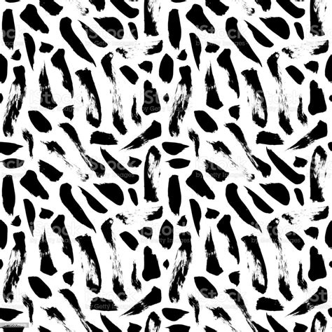 드라이 브러쉬 스트로크 매끄러운 패턴 손으로 그린 벡터 잉크 그림입니다 그린 추상적 인 질감 0명에 대한 스톡 벡터 아트 및