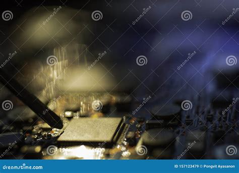 Circuit Boardmotherboard Digital Chip Electronic Computer Hardware