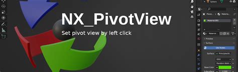 Github Franck Demongin Nx Pivotview Blender Addon To Set The Pivot You By Left Click