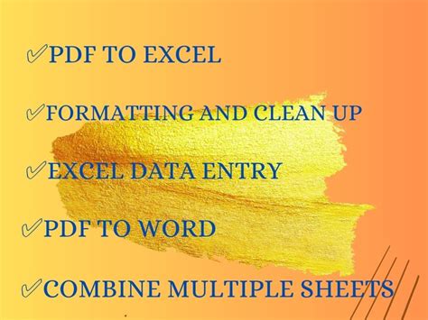 Pdf Conversion To Word Or Excel Data Entry Cleaning And Formatting Upwork