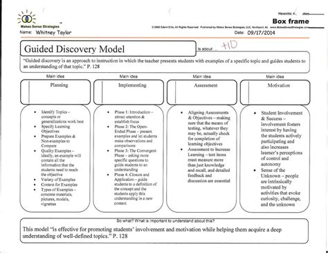 Guided Discovery Electronic Notebook