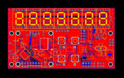 Nano VFO 3 SuperLED OSHWLab