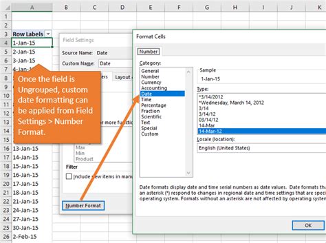 How To Format Pivot Table By Month