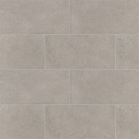 Materika 12 X 24 Matte Porcelain Floor And Wall Tile In Greige