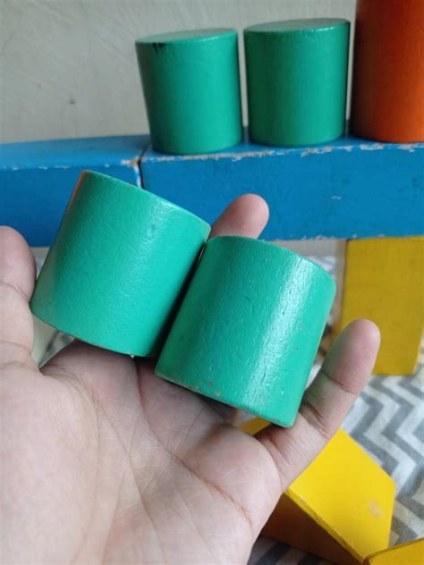 Big Wooden Building Blocks Hobbies And Toys Toys And Games On Carousell