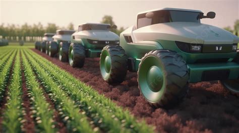 5g 기술로 구동되는 미래 자율 농업 로봇 및 자동차의 스마트 농업 3d 렌더링 자발적인 자동적 인 로봇 일러스트 배경 일러스트 및 사진 무료 다운로드 Pngtree