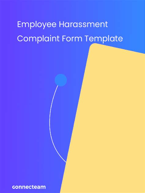 Fillable Online Employee Harassment Complaint Form Template Fax Email