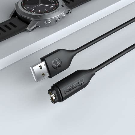 Nillkin Black USB A Cable M For Garmin Watches