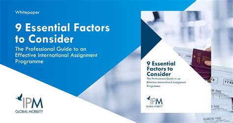 Professional Guide To An Effective International Assignment Programme