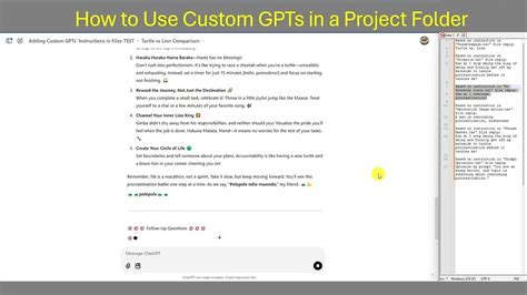 How To Use Custom Gpts In A Project Folder Use Cases And Examples