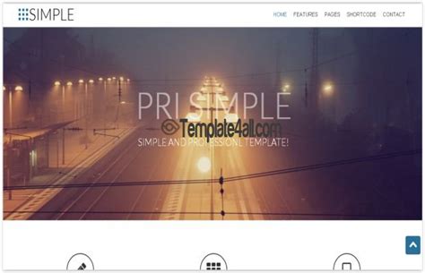 Free Responsive Simple Parallax Joomla 3 Template