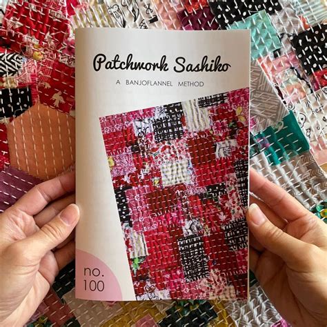 Patchwork Sashiko Instruction Manual Material Girls Quilt Boutique