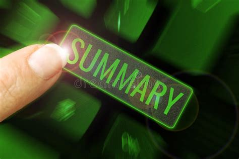 Text Caption Presenting Summary Business Showcase Brief Statement Abstract Synopsis Concise