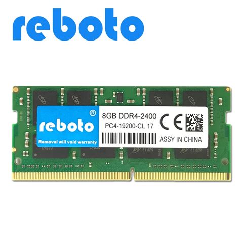 Reboto DDR GB Laptop Memory RAM Mhz Mhz Memoria Pin SODIMM RAM Stick For Notebook