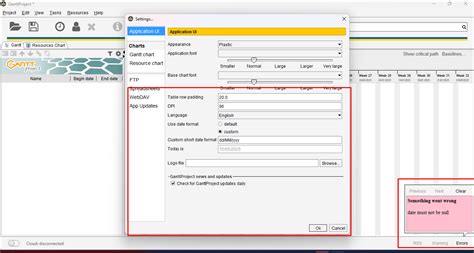 Cannot Import To Gantt Project It Says Date Must Not Be Null Ganttproject Desktop Support