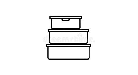 Rectangular Lunch Containers Stock Illustrations 194 Rectangular