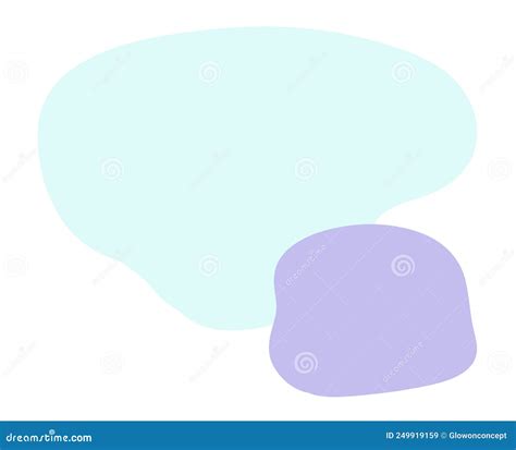 Soft Organic Shape Blob Pastel Form Elements For Decoration