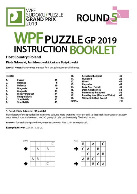 pdf 9 wpf puzzle instruction booklet dokumen tips