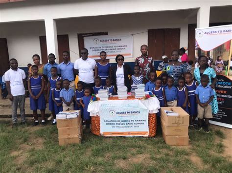 Akwane Dobro Presby Basic School Gets Support Ghana News Agency
