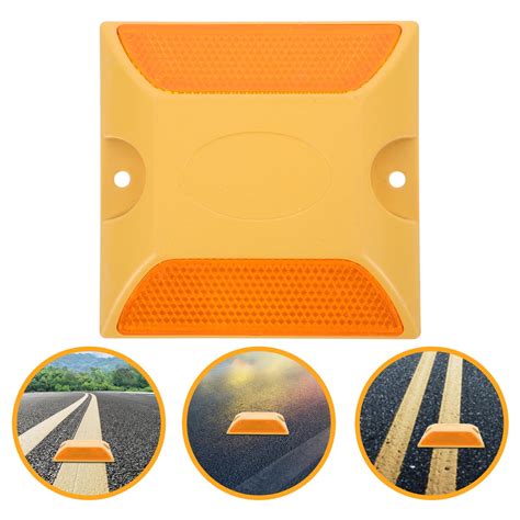 Sopotutu Reflective Highway Markers Deceleration Plate 4set For Outdoor