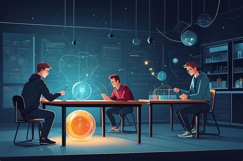 Premium Photo Depict A Physics Lab With Babes Exploring The Principles Of Quantum Mechanics