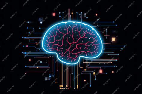Premium Ai Image Human Brain And Circuit Board Artificial