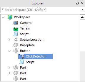 Click Detector Problem Scripting Support Developer Forum Roblox