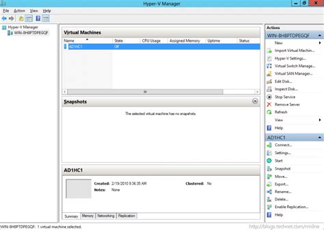 27277 Vm Imported—visible In Hyper V Manager4c251008png 250 Hello