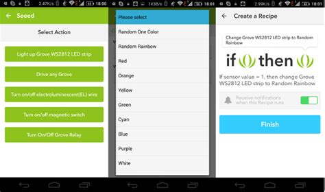 Getting Started With Wio Link Starter Kit Visual Programming Android