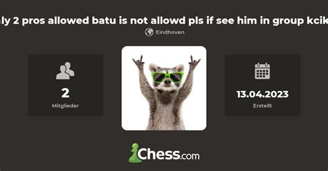 only 2 pros allowed batu is not allowd pls if see him in group kcik
