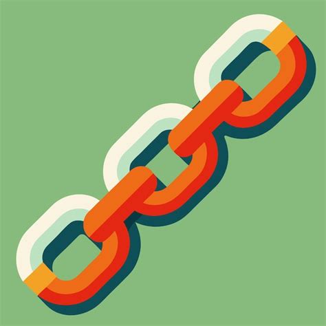 Strong Chain Vector Detailed And Versatile Design For Industrial Security And Connection Themes